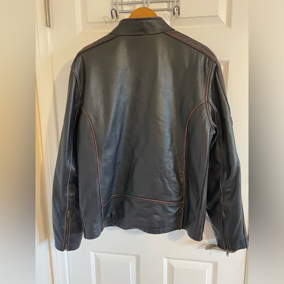 Black Rivet | Jackets & Coats | Black Rivet Antique Style Motorcycle ...